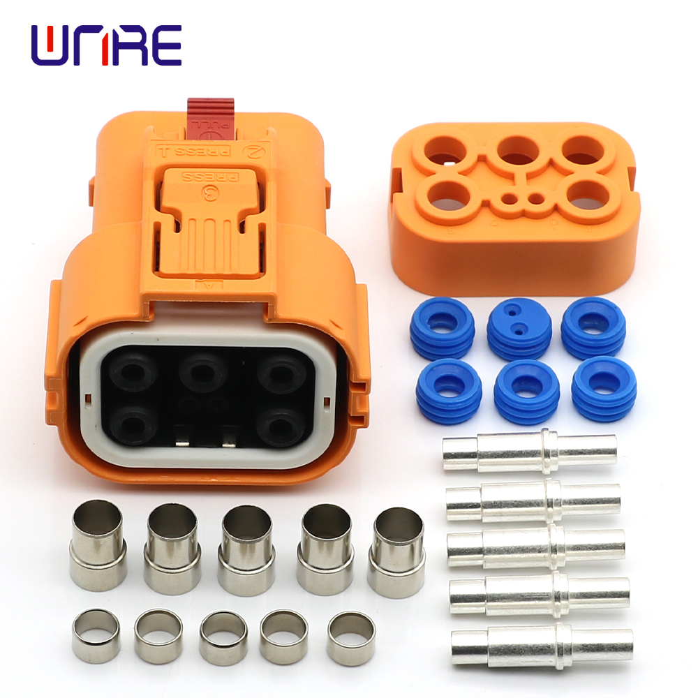 China Low Current Five-core Plug Connector New Energy Electric Vehicle ...