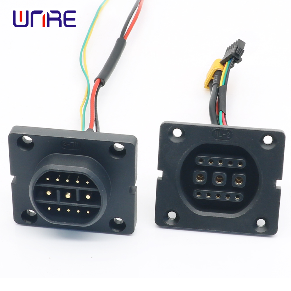 China 3+10 Male Female With Wire Electric Vehicle Connector Current ...