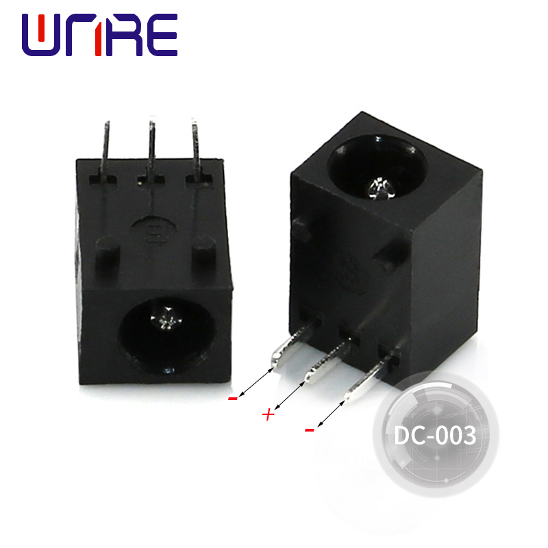 China Dc power supply female socket DC003 Right Angle 2.5mm ...