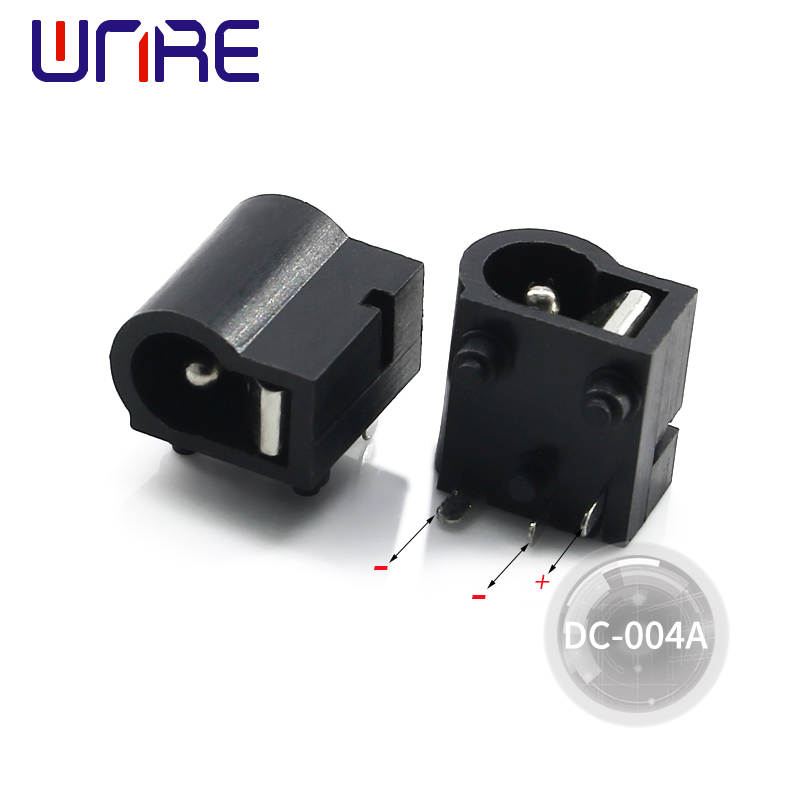 China Dc-004a Horizontal Power jack/socket Black Manufacturer and ...