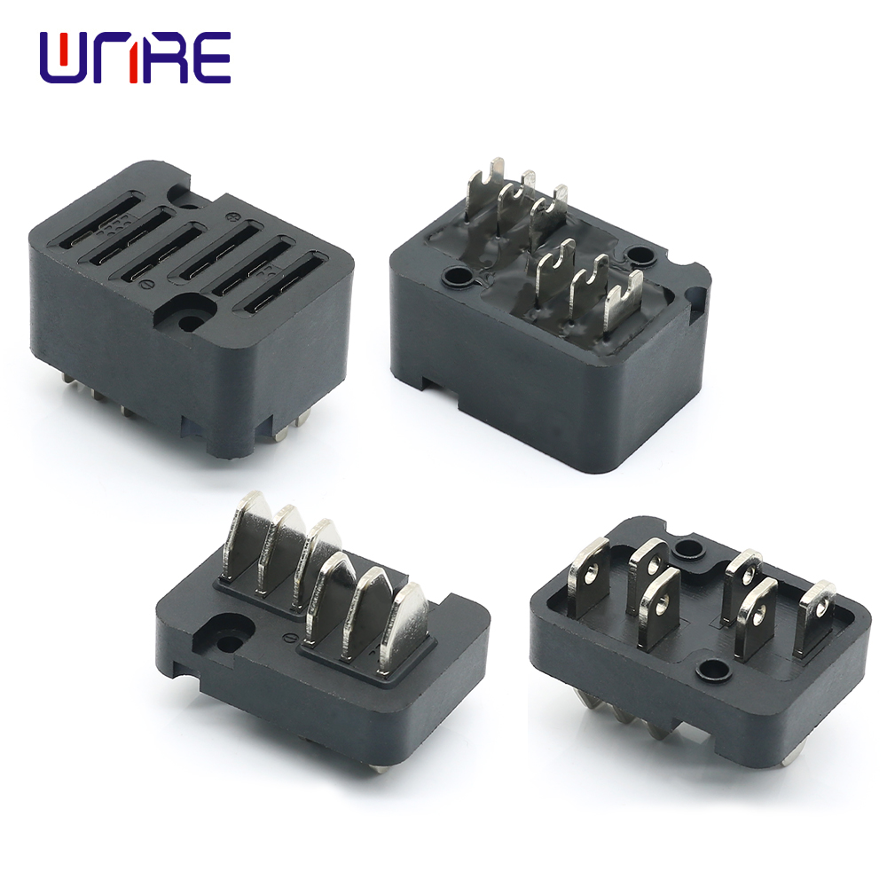 China Pitch 5.0MM 6 Positions High Current 30A Blade Battery Connector ...