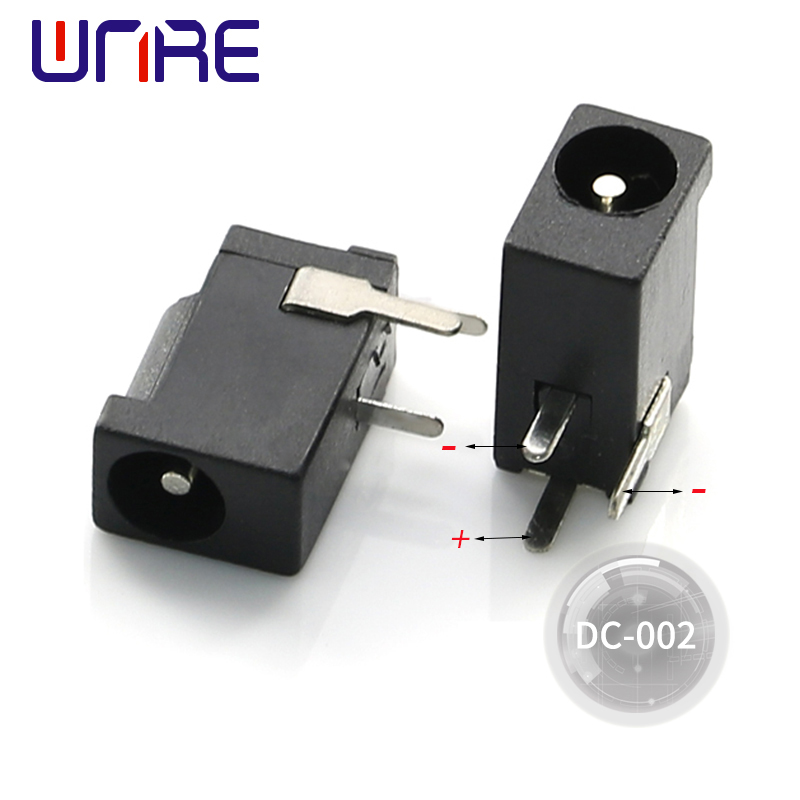 China DC-002 0.3A 50V Black DC Power Jack Socket Connector Manufacturer ...