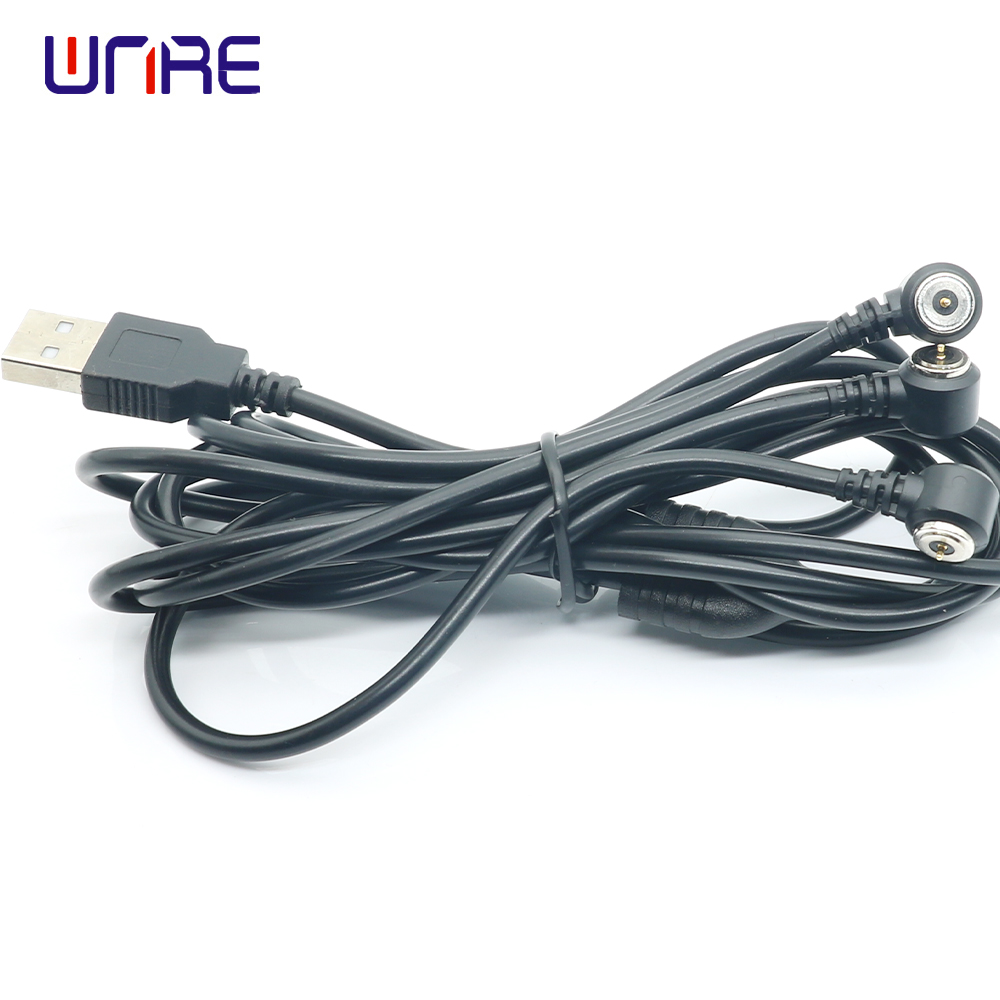 China 3 In 1 Connector Magnetic Cable Wire 1.4m Male 10mm Magnetic USB ...