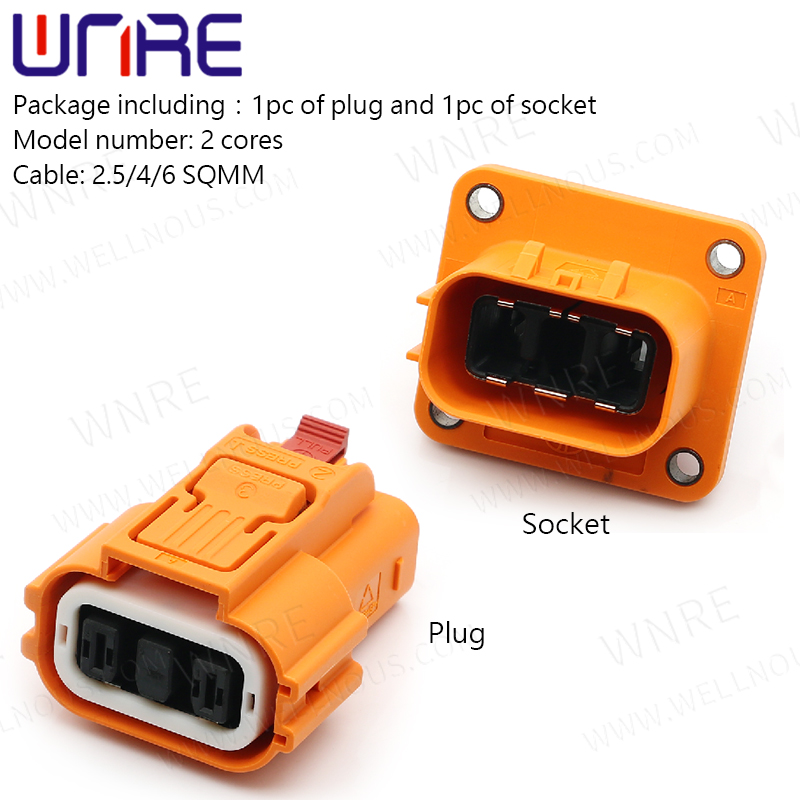 China Low Current Two-core Plug Connector New Energy Electric Vehicle ...