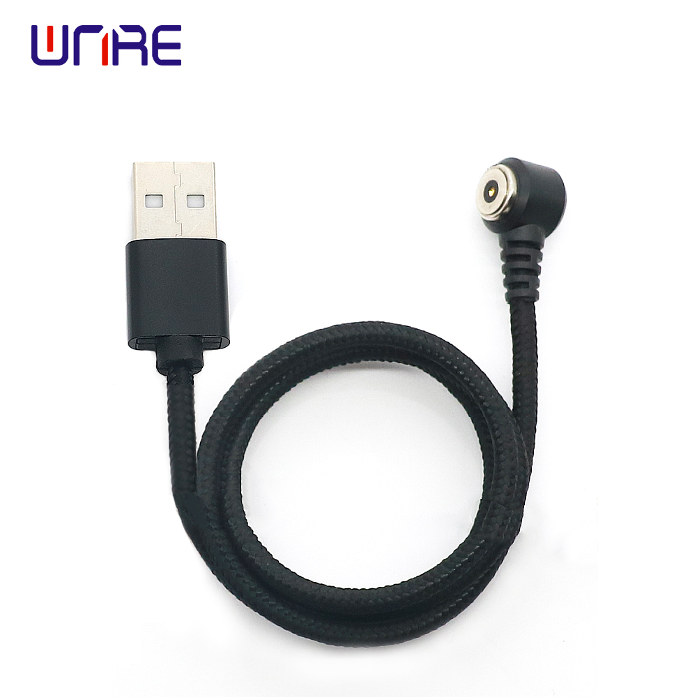 China Magnet Connector Female With USB 8mm Cable Magnetic Pogo Pin ...