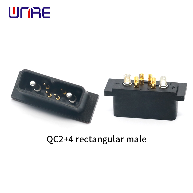 China 1/2 pair(s) of QC2+4 rectangular male and female for New energy ...